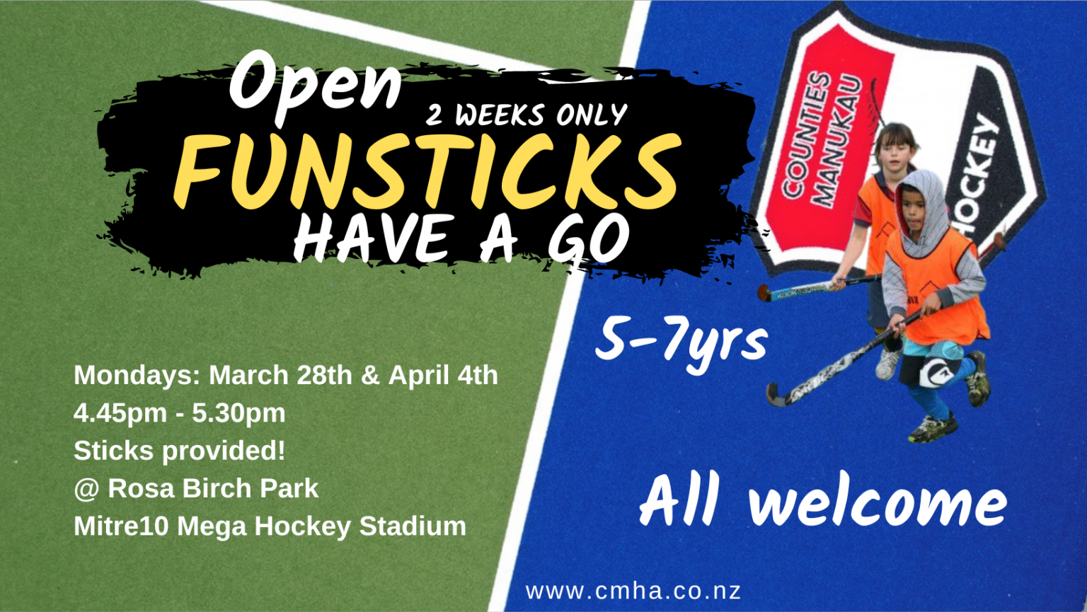 Funsticks Have a go - Counties Manukau Hockey