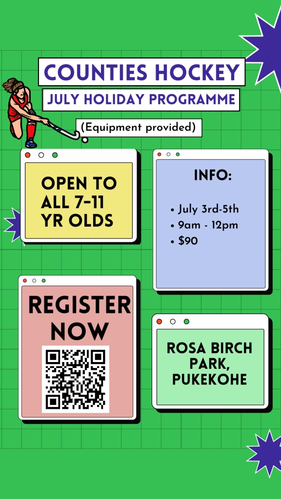 July Holiday Program - Register Now! - Counties Manukau Hockey
